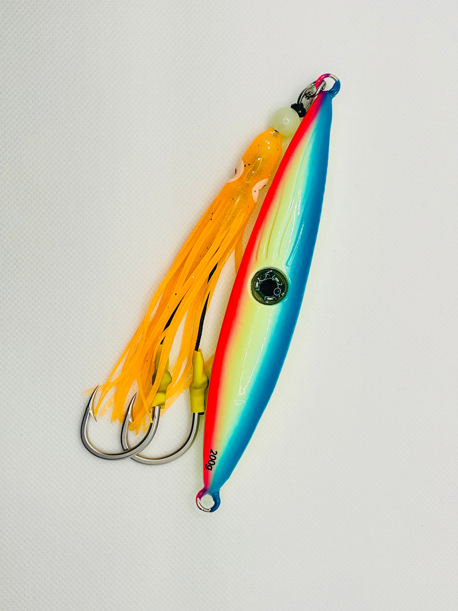 Disco, slow pitch LED Flashing/Glow Jig 200g – Precision Ordnance