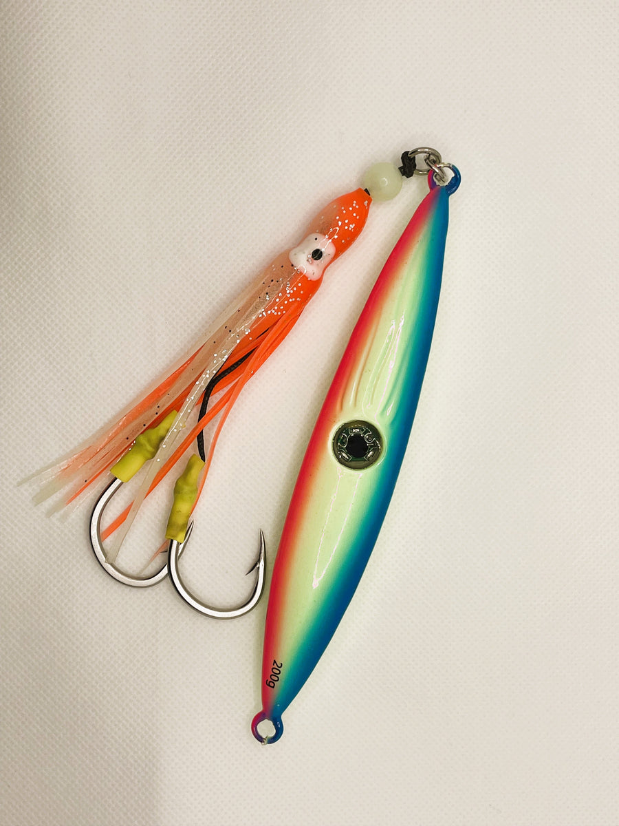 Disco, slow pitch LED Flashing/Glow Jig 200g – Precision Ordnance